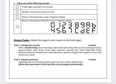 Solved Proiect Tasks Attach This Page To Your Report As