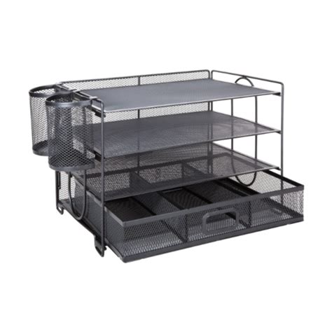 Mesh Desk Organizer Organizador De Papel Para Escritorio 4 Niveles