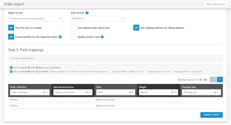 how to use royal mail click and drop manual import