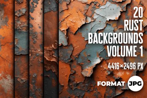 20 Rust Backgrounds Vol 1 Graphic By Cgudzik · Creative Fabrica