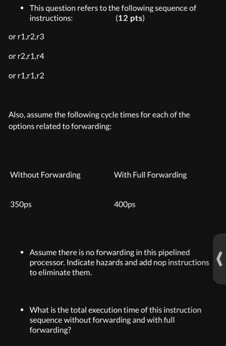 solved also assume the following cycle times for each of