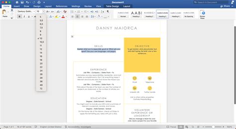 How I Create A Professional Resume Using Microsoft Word
