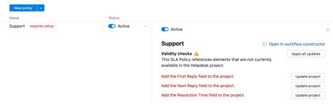Manage SLA Policies YouTrack Cloud Documentation