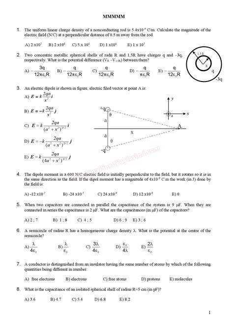 Physics 2 Midterm 1 Questions Sayfa 2 Vize ve Final Soruları