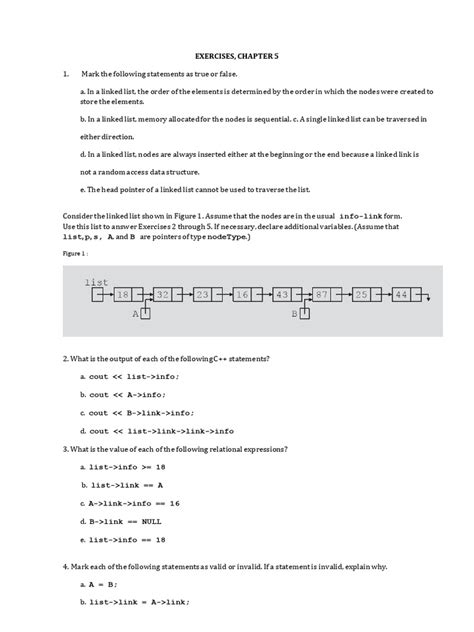 Chapter5 Exercisesandsolutions Pdf Pointer Computer Programming Software Development