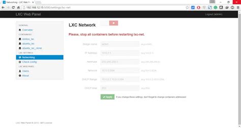 Manage Lxc Container With Lxc Web Panel A Web Based Interface