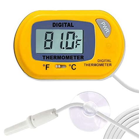 Sungrow Reptile Digital Thermometer Waterproof Sensor Probe Monitors Temperature Accurately