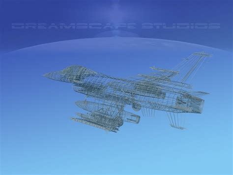 제너럴 다이내믹스 F 16a 팔콘 V22 3d 모델 99 Unknown Free3d