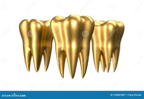 Gold Teeth Background