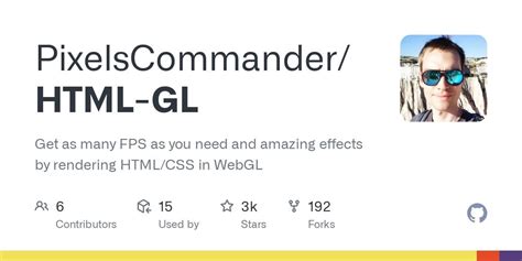 Render Html Via Webgl For 60fps And Shader Effects Rprogramming