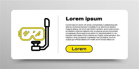 흰색 배경에 격리 된 라인 다이빙 마스크와 스노클링 아이콘 익스트림 스포츠 다이빙 수중 장비 다채로운 개요 개념 벡터 검은색에 대한 스톡 벡터 아트 및 기타 이미지 Istock