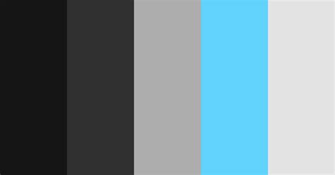 Color Palette Generated Based On 151515 303030 Adadad 60d2fc