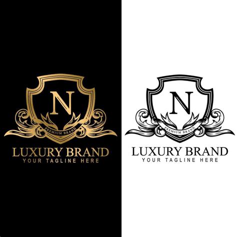 Heraldry Royal Lion King With Classic Ornament Suitable For Brands