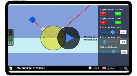 Total Internal Reflection Simulator