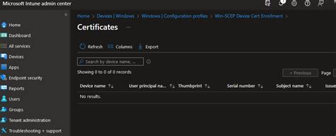 Scep Profile Question No Certs Listed R Intune