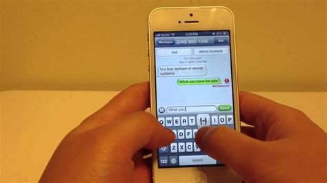 Iphone Text Message