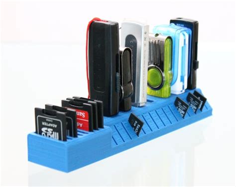 Usb Sd And Microsd Holder For Wide Usb Sticks By Lalosolo