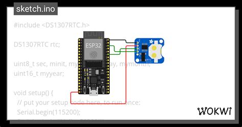 RTC Wokwi ESP32 STM32 Arduino Simulator