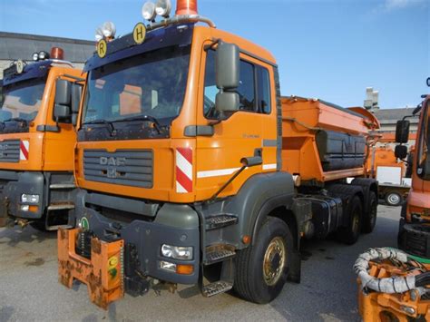 Lkw Man Tga 28 360 6 X 4 4bl 3 Achsig Mit Aufsatzstreuer