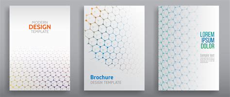 육각형과 하이테크 요소로 미래지향적 배경을 가지고 있습니다 커버 또는 브로셔 전단지에 대한 벡터 기술 템플릿 0명에 대한 스톡