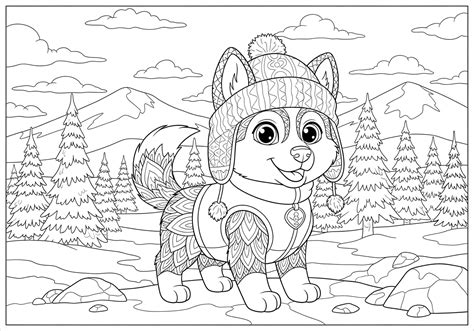 Paw Patrol Everest Coloring Page Paw Patrol Coloring Pages Color