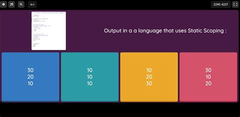 Solved The Scope Of A Variable Isln Scopes Same Name Can Be