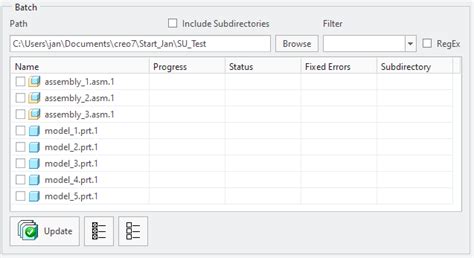 Use Smartupdate To Equip A Large Data Set Of Creo Objects With