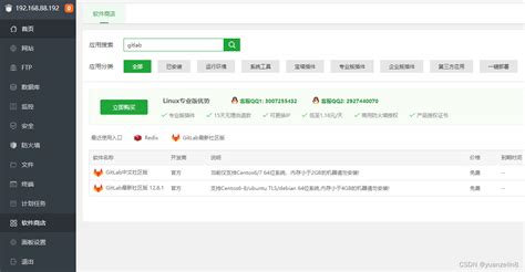 linux系统使用宝塔来搭建内部gitlab教程 宝塔安装gitlab csdn博客