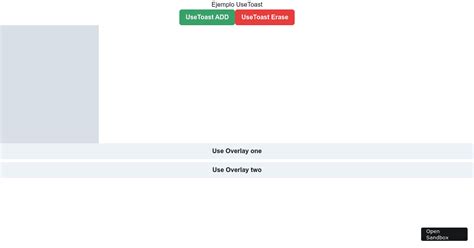 UseToast UseModal Chakra UI Codesandbox