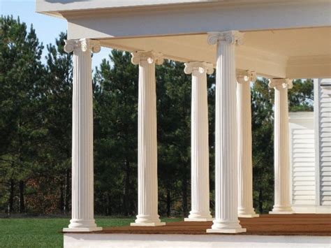Fluted Scamozzi Ionic Columns Fiberglass Columns Architectural Columns Porch Columns