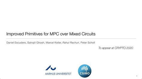 improved primitives for mpc over mixed arithmetic binary circuits youtube