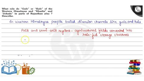 What Role Do Guls Or Kuls Of The Western Himalayas And Khadin And