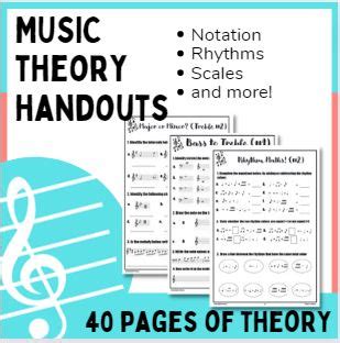 Music Theory Handout Pack Made By Teachers