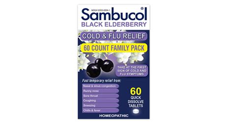 Sambucol Cold And Flu Relief Tablets 60 Count Just 8 77 Common Sense With Money