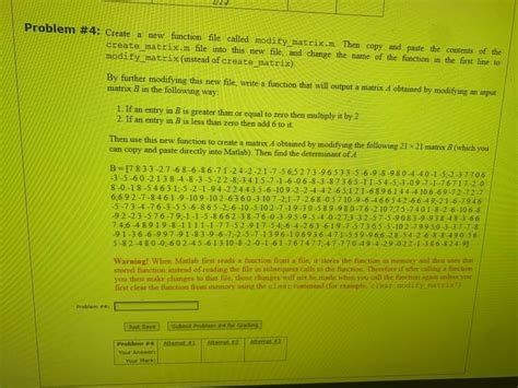 Solved Problem 4 Create A New Function File Called