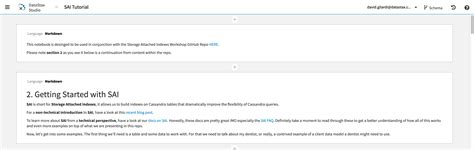 github datastaxdevs workshop storage attached indexes welcome to the