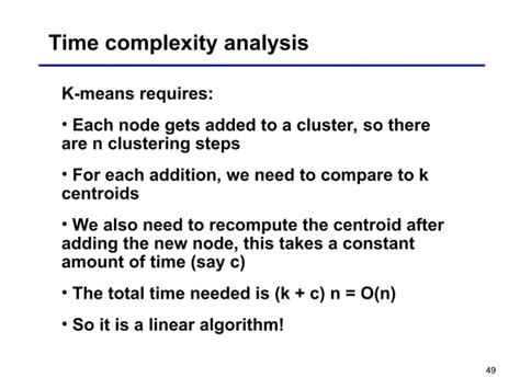 Cs4811 Ch23a K Means Clustering Algorithm Ppt