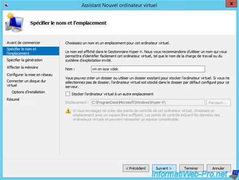 Create A Hyper V Virtual Machine By Storing Its Hard Disk On An Iscsi