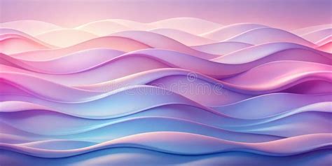 Serene Flowing Pastel Waves Abstract Background Of Soothing Hues And