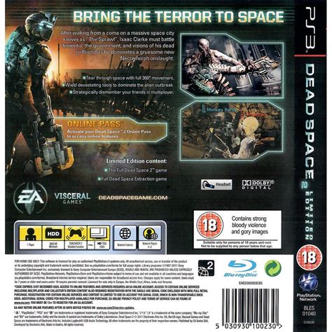 Dead Space 2 Limited Edition Ps3 Seminovo Jogo Mídia Física Arena