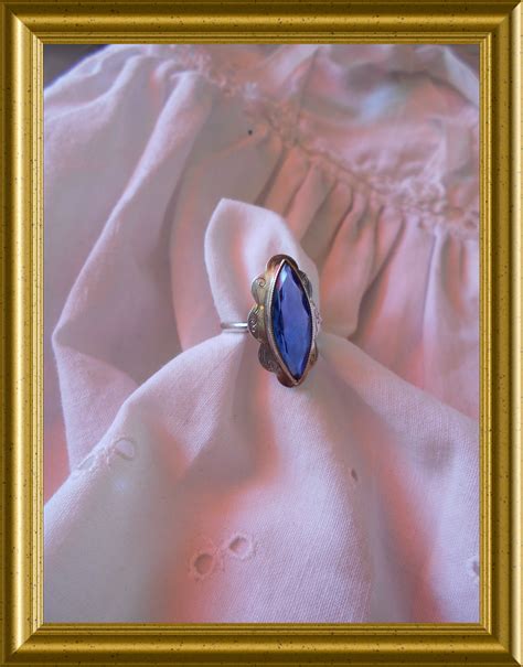 Beautiful Silver Blue Ring