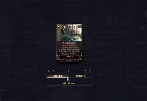 All But One Selection For Duplicate Mod Dissolving Art Animation And Ui Warframe Forums