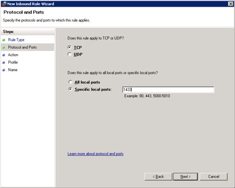 Configure Windows Firewall For Sql Server 2008 Database Engine In