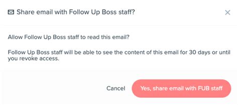 Sharing An Email With Follow Up Boss Staff Follow Up Boss Help Center