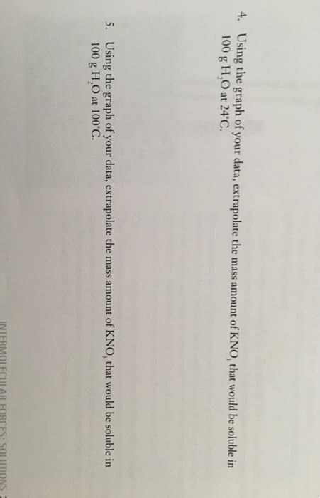 solved 4 using the graph of your data extrapolate the mass