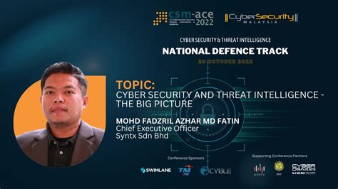 Cyber Dsa On Linkedin Cyber Security And Threat Intelligence The Big Picture By Mohd Fadzril…