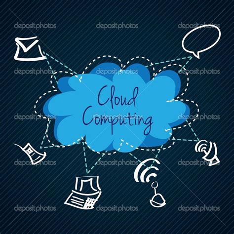 Cloud Computing Stock Vector Image By ©yupiramos 19024089