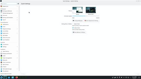 fedora 38 kde plasma desktop review part 2 system settings