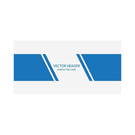 Header Template Illustration 38040870 Vector Art At Vecteezy
