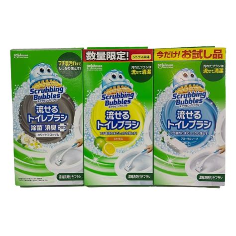 ⭐e發票免運⭐日本 Sc Johnson 莊臣 水溶性馬桶清潔刷 換刷頭 拋棄式馬桶刷 檸檬 香皂 蝦皮購物